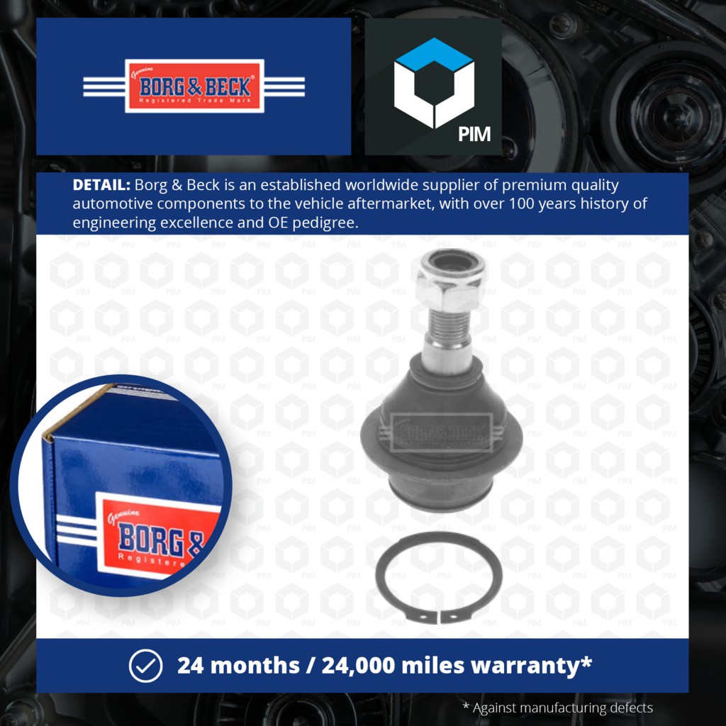 Ball Joint Fits Ford TRANSIT 2.3 Lower 00 to 14 Suspension B&b 1417352 ...