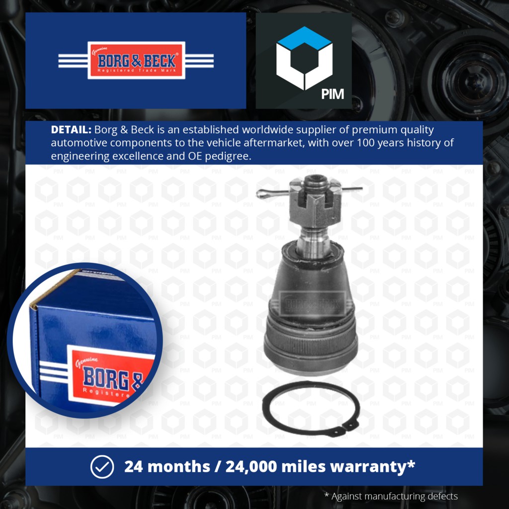 Ball Joint Fits Ford Ranger 2.0d Upper 2018 on T20dd0j Suspension B&b ...