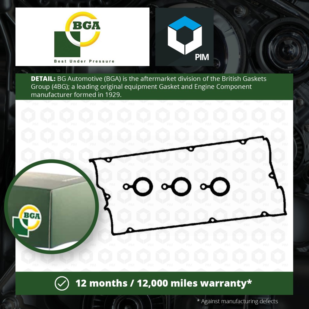 Rocker Cover Gasket Fits MITSUBISHI 3000 Z16a 3.0 90 to 99 6g72 BGA ...