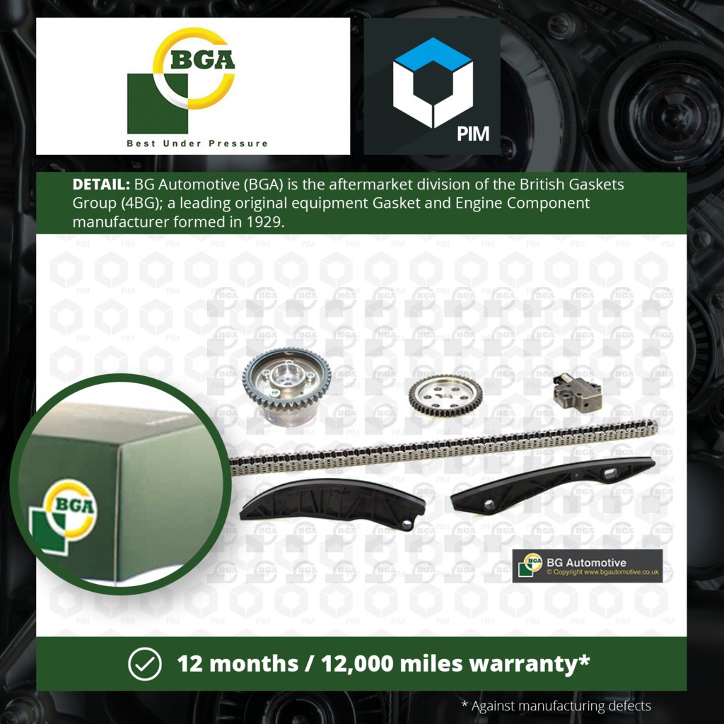Timing Chain Kit Fits KIA Ceed Ed 1.6 06 to 12 G4fc BGA 231212b000 ...