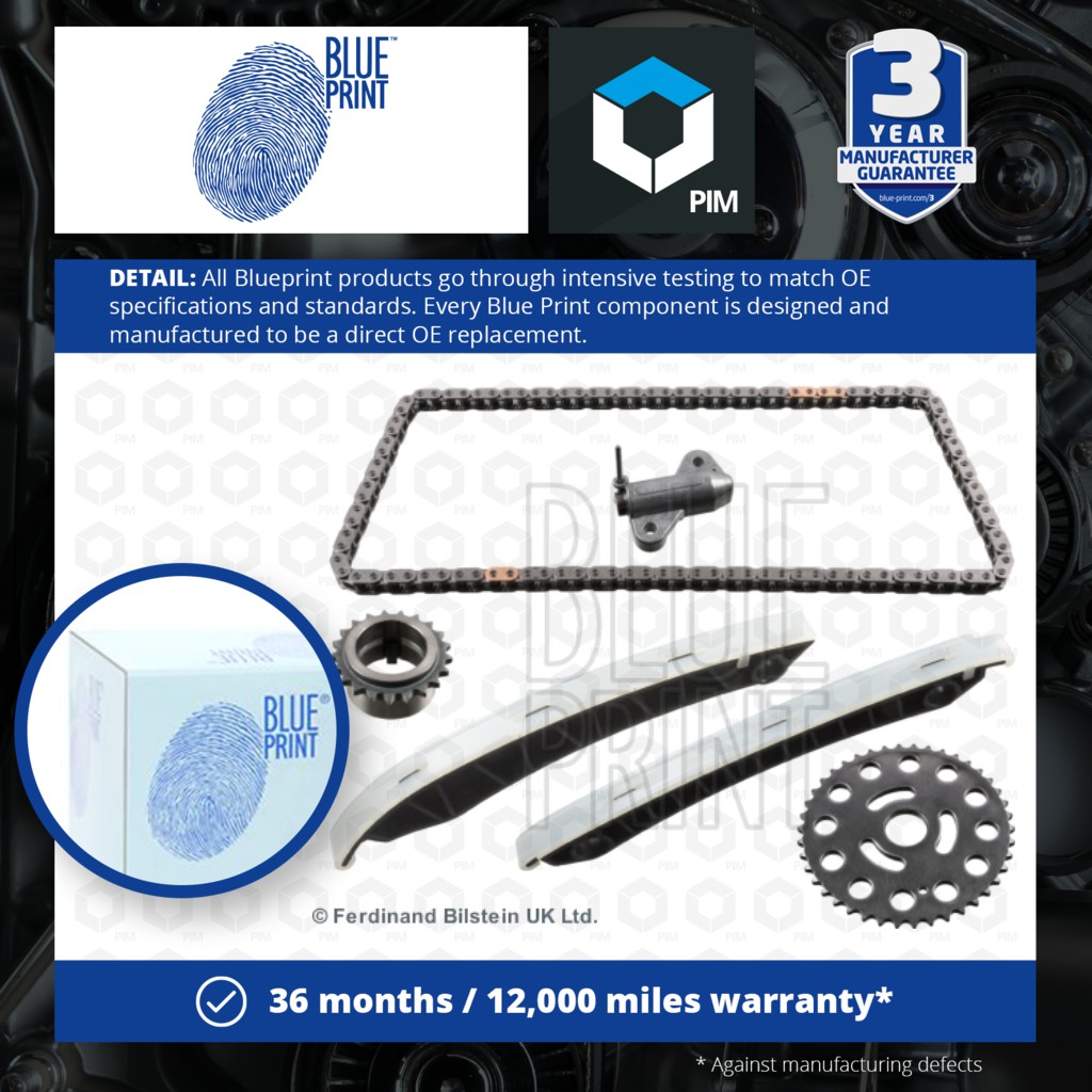 Timing Chain Kit Fits RENAULT TRAFIC Mk3 1.6d 2014 on R9m413 ADL ...