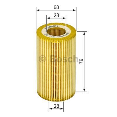Oil Filter Fits BMW 330 E46 3.0d 00 to 03 Bosch 11422247392 11428513375 ...