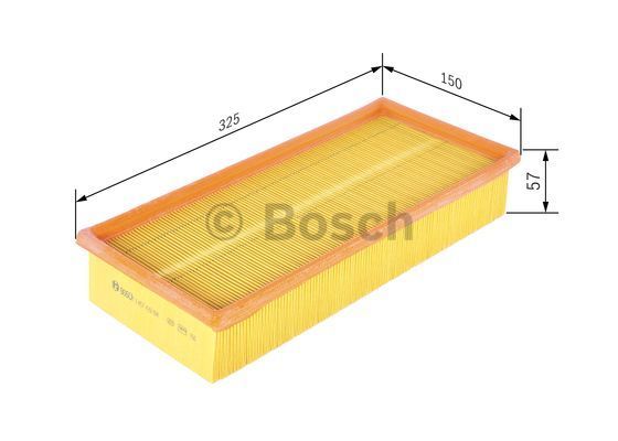 Air Filter Fits BMW 520 E34 2.0 90 to 96 Bosch 13721311880 13721726916 ...