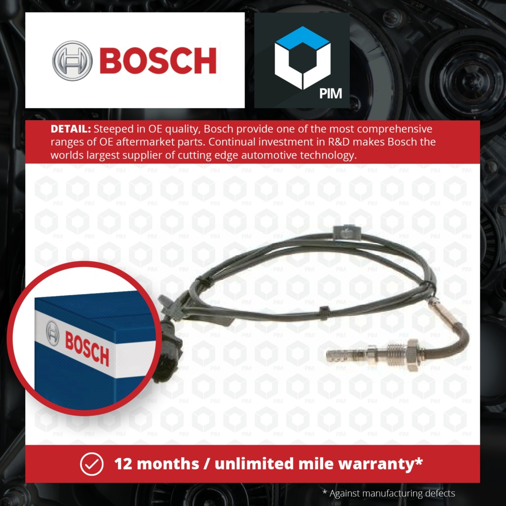 Sensore temperatura di scarico  [cancellato]  Bosch 93189914 137033 2507033 qualità EGST 15% di sconto con codice KING15. Min spesa £15. Max £75 di sconto