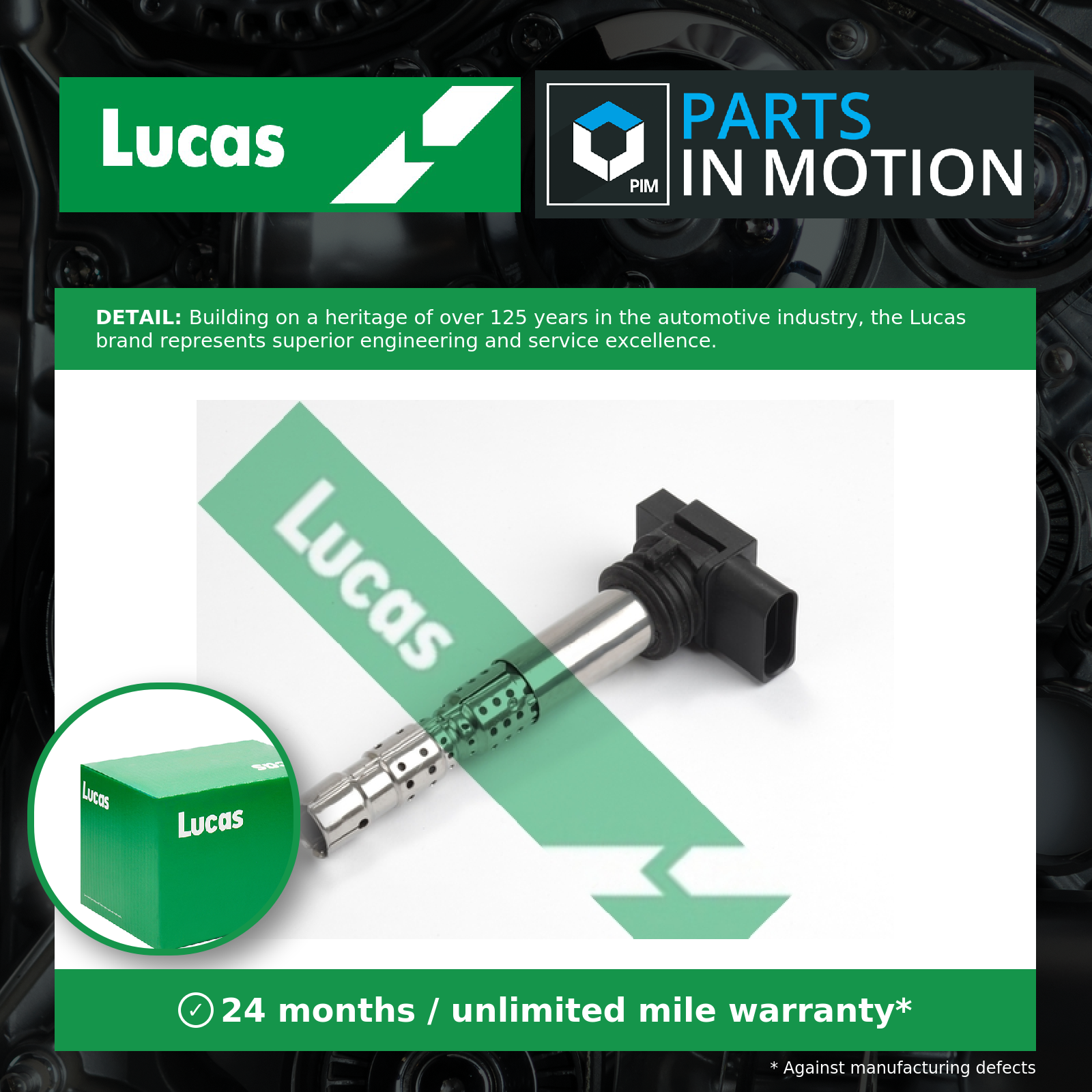 Ignition Coil fits AUDI A8 D2, D3 6.0 01 to 10 Lucas 07C905115C 07C905115D New | eBay UK