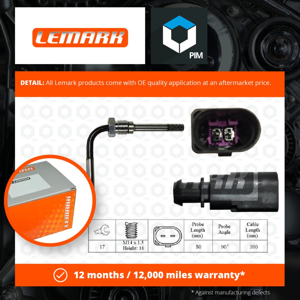 Sensore di temperatura di scarico adatto per AUDI A6 Allroad C6 2.7D Before DPF 06-11 nuovo Consegna tracciata gratuita. Spedizione del giorno lavorativo successivo nel Regno Unito.