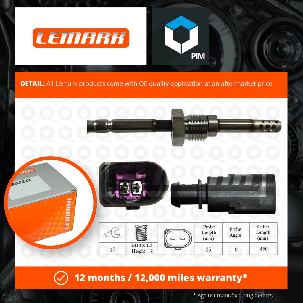 Sensore di temperatura di scarico adatto per AUDI A5 8F, 8T3, 8TA 2.7D dopo DPF da 08 a 12 nuovo Consegna tracciata gratuita. Spedizione del giorno lavorativo successivo nel Regno Unito.