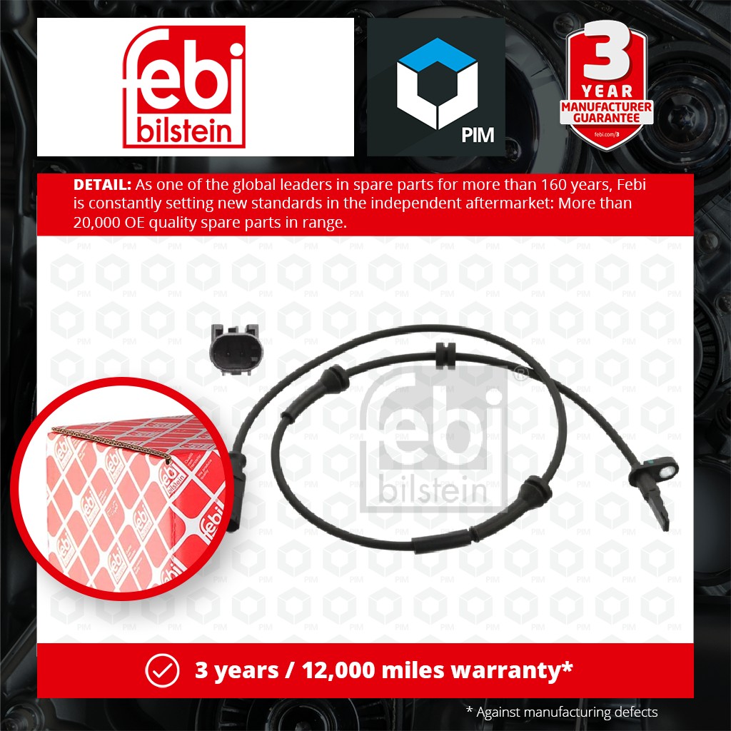 Sensore ABS si adatta ad ALFA ROMEO 159 939 1.8 anteriore sinistro o destro da 05 a 12 velocità ruote Consegna tracciata gratuita. Spedizione del giorno lavorativo successivo nel Regno Unito.