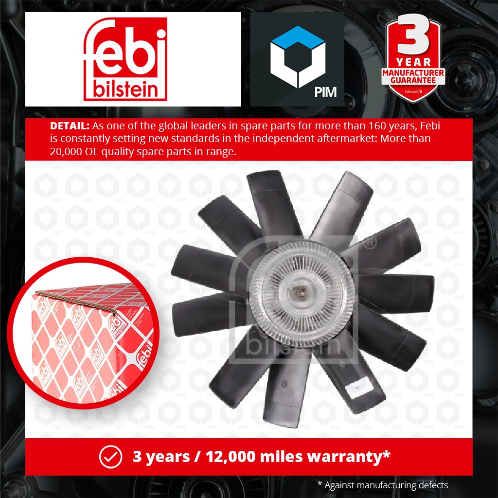 Ventola radiatore adatta a FORD RANGER TKE TDCi 2.2D 2011 su raffreddamento 1733923 2037262 Febi Consegna tracciata gratuita. Spedizione del giorno lavorativo successivo nel Regno Unito.