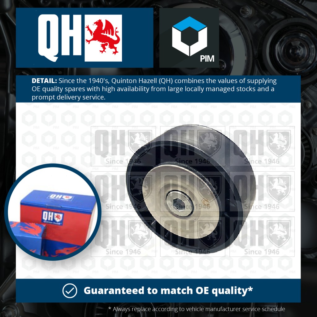 Puleggia inattiva cintura Aux si adatta a SAAB 9-3 YS3F 1.9D 04 a 15 deflessione guida QH nuova Consegna tracciata gratuita. Spedizione del giorno lavorativo successivo nel Regno Unito.
