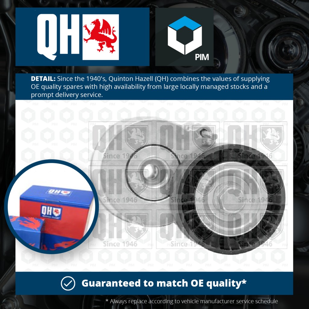 Tensione cintura aux adatto a PEUGEOT 307 3B 2.0D 08-09 unità a costine a V QH 5751F6 Consegna tracciata gratuita. Spedizione del giorno lavorativo successivo nel Regno Unito.