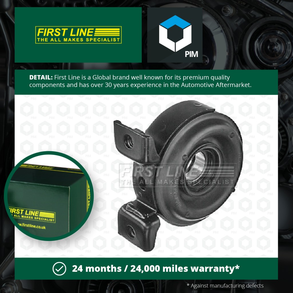 Cuscinetto centrale Propshaft adatto a ISUZU RODEO Mk1 2.5D da 02 a 12 4JA1-TC Firstline Consegna tracciata gratuita. Spedizione del giorno lavorativo successivo nel Regno Unito.