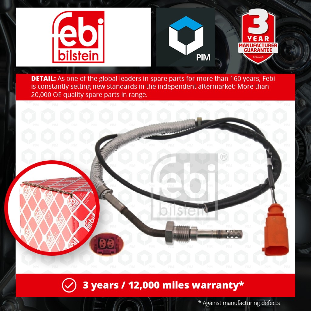 Sensore di temperatura di scarico adatto a SKODA FABIA 542, 545 1.4D dopo DPF 07-10 BMS Consegna tracciata gratuita. Spedizione del giorno lavorativo successivo nel Regno Unito.