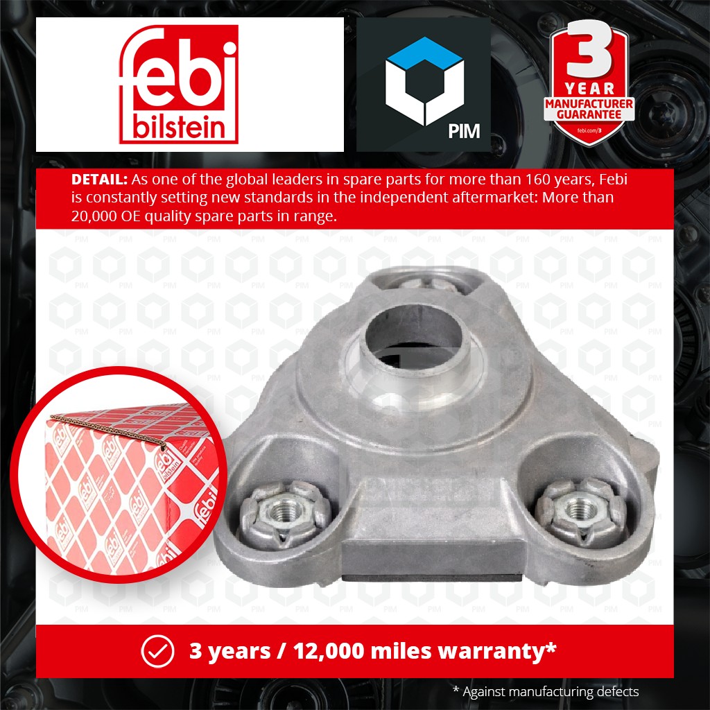 Montaggio Top Strut adatto PEUGEOT BOXER 3.0D anteriore sinistro 2006 su 1607691280 Febi Consegna tracciata gratuita. Spedizione del giorno lavorativo successivo nel Regno Unito.