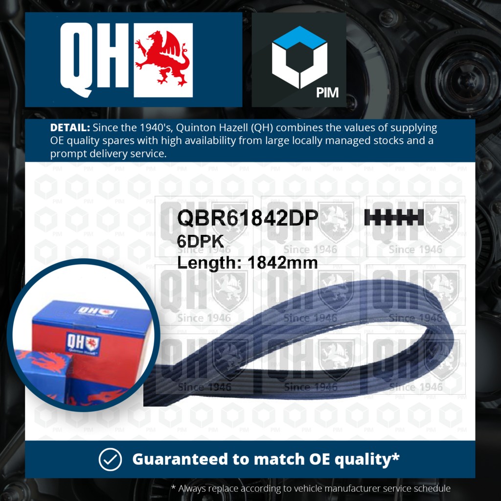 Cintura di trasmissione a 6 costole multi V adatta a VOLVO V70 87, Mk2 95-08 QH 9471799 30731808 nuova Consegna tracciata gratuita. Spedizione del giorno lavorativo successivo nel Regno Unito.