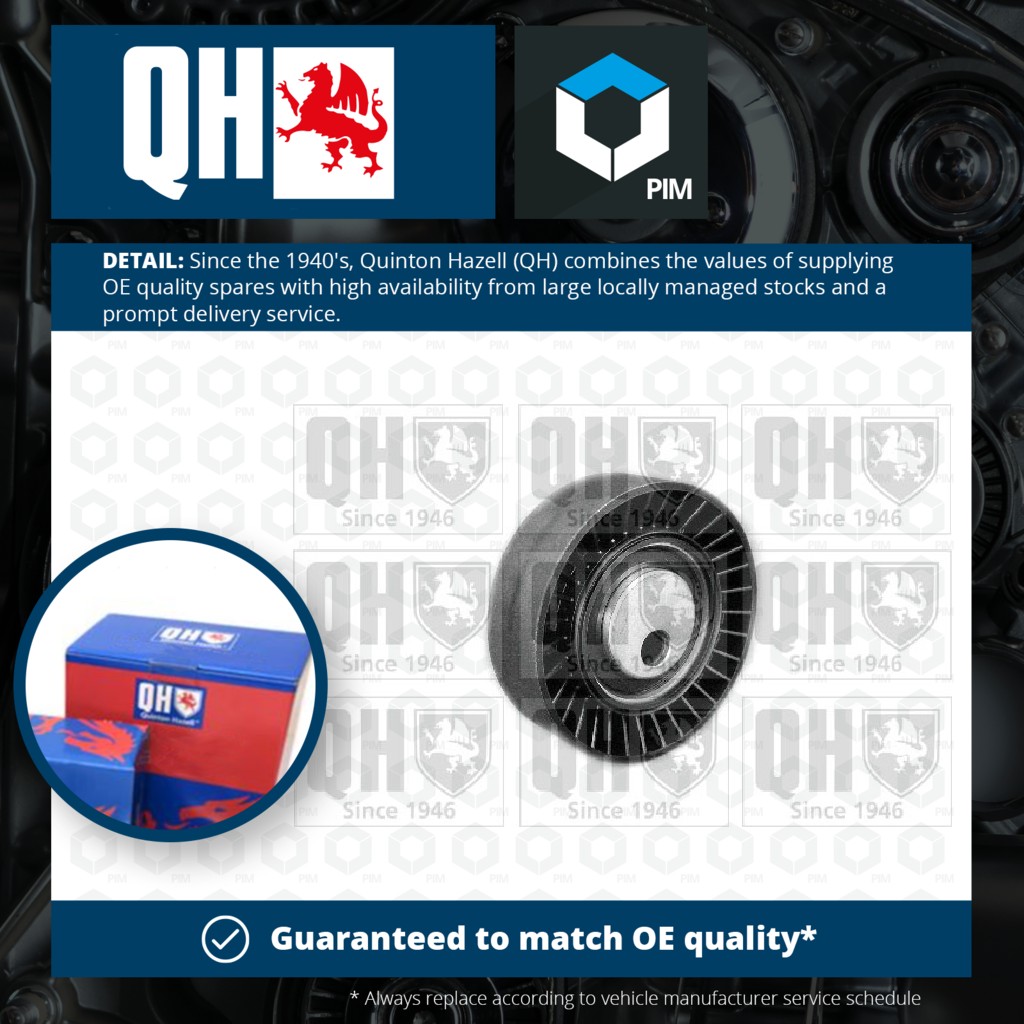 Puleggia cintura inattiva adatta a BMW 323 E36, E46 2.5 95 a 00 deflessione guida QH nuova Consegna tracciata gratuita. Spedizione del giorno lavorativo successivo nel Regno Unito.