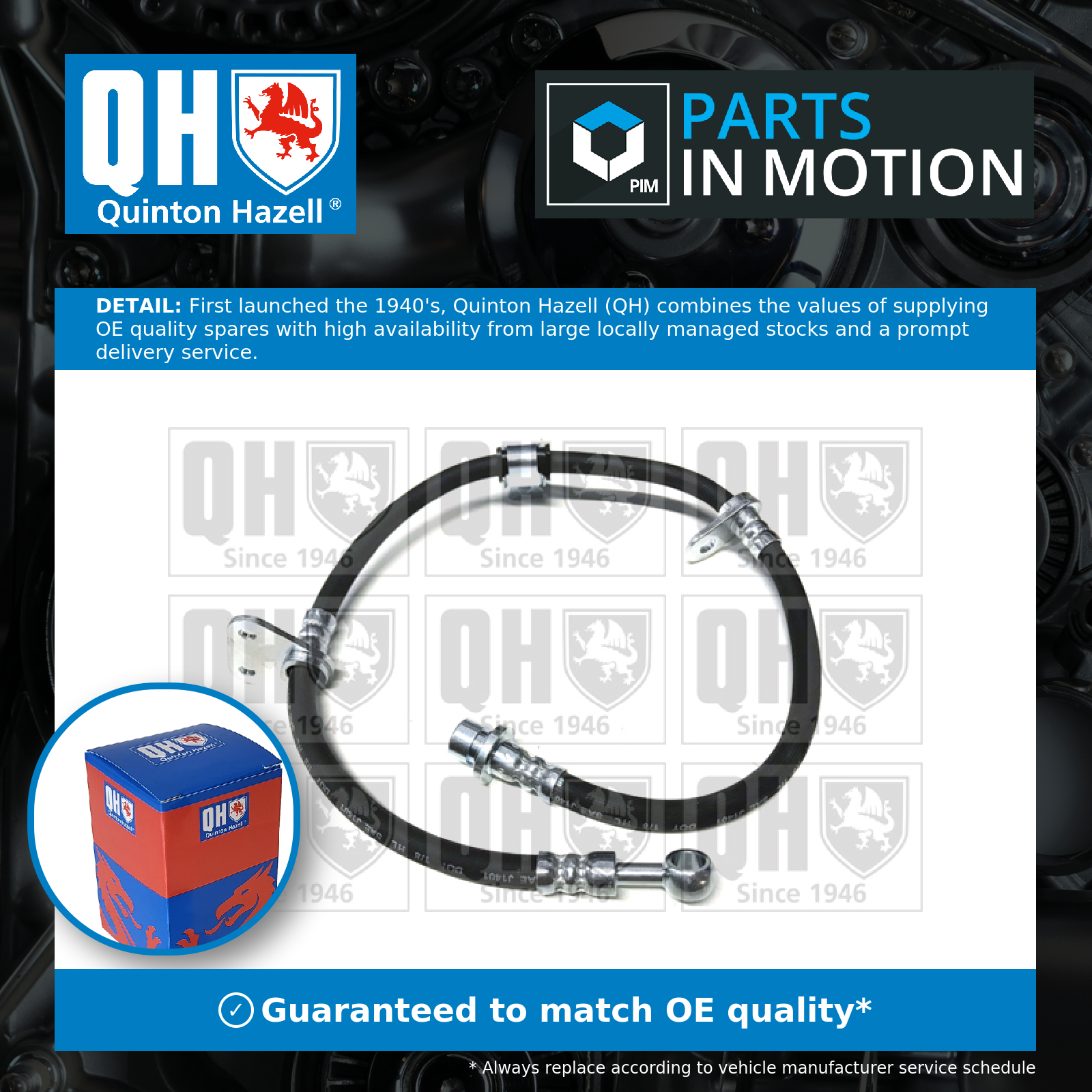 Brake Hose fits ROVER 623 RH 2.3 Front Right 93 to 99 H23A3 Hydraulic ...