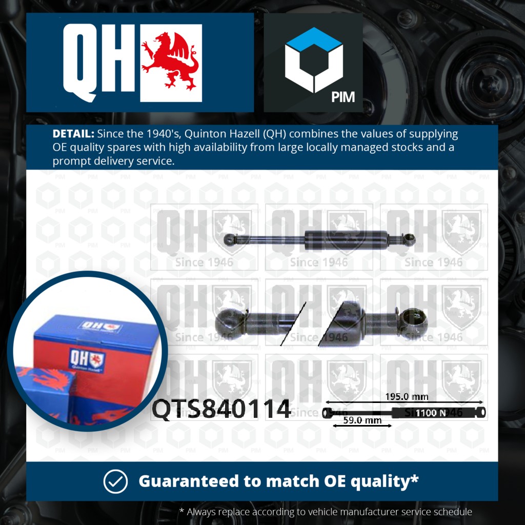 Cofano Gas Strut adatto a PEUGEOT 406 8C 2.2D 00-04 Sollevatore Molla Anteriore QH 792507 Consegna tracciata gratuita. Spedizione del giorno lavorativo successivo nel Regno Unito.