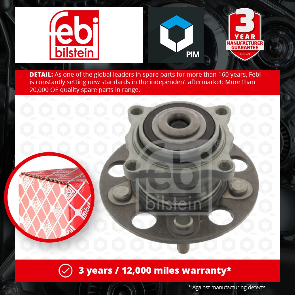 Kit Cuscinetti Ruota per HONDA ACCORD CU3, CW3 2.2D Posteriore 2008 su 42200TL0G51 Febi Consegna tracciata gratuita. Spedizione del giorno lavorativo successivo nel Regno Unito.