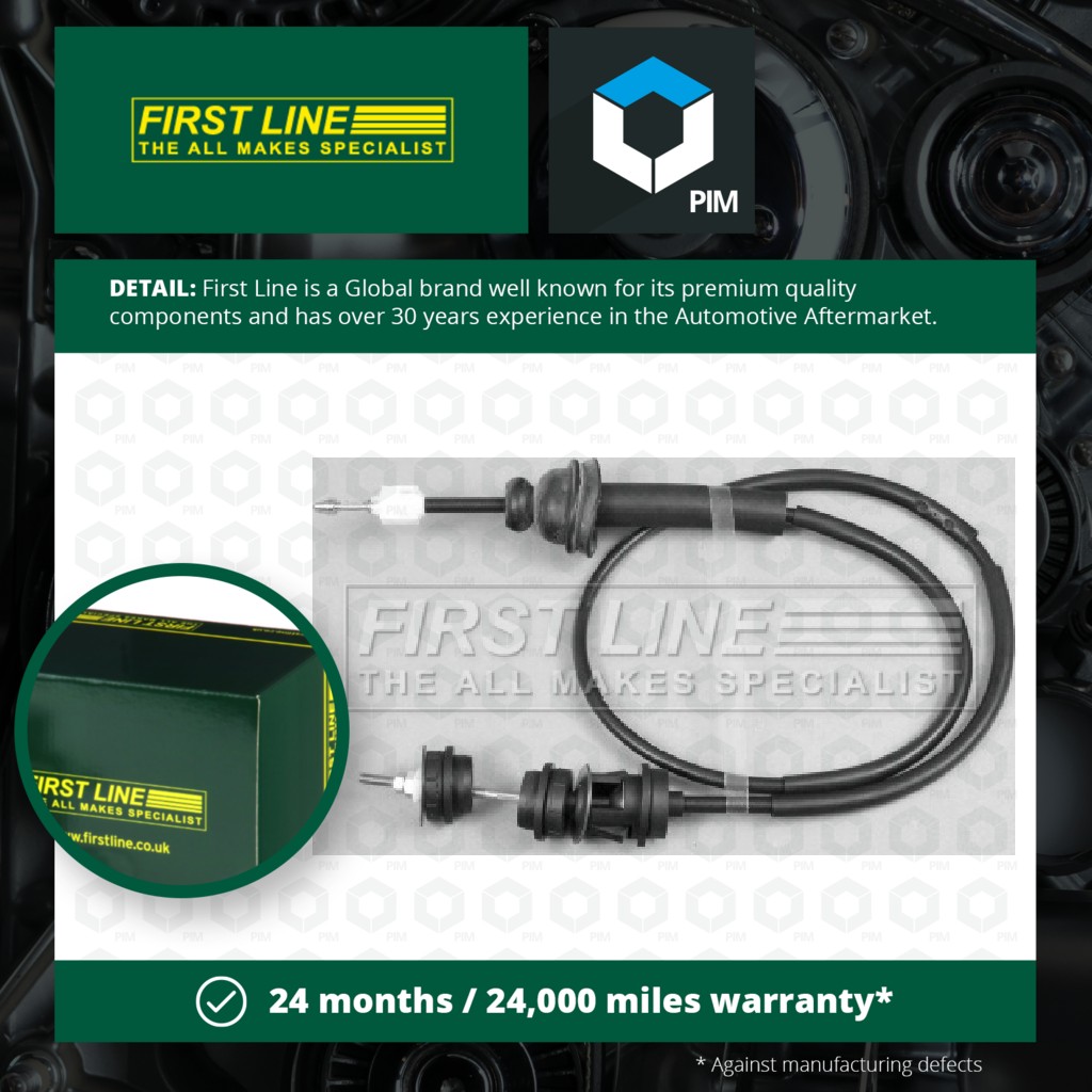 Cavo frizione adatto a PEUGEOT 405 Mk2 2.0 92-95 Firstline 2150E4 qualità nuovo Consegna tracciata gratuita. Spedizione del giorno lavorativo successivo nel Regno Unito.