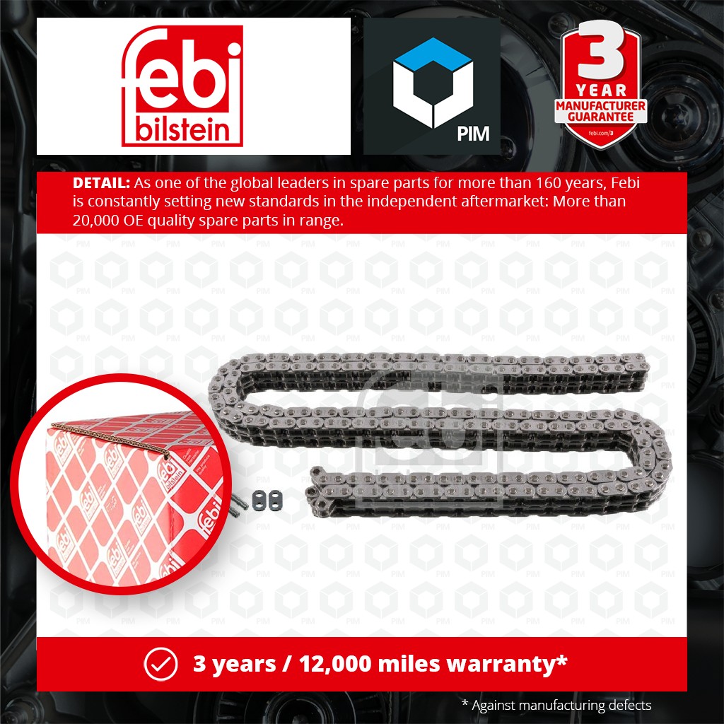 Catena temporale adatta a MERCEDES VIANO W639 3.0D 2006 su A0009931076 A0009931776 Febi Consegna tracciata gratuita. Spedizione del giorno lavorativo successivo nel Regno Unito.