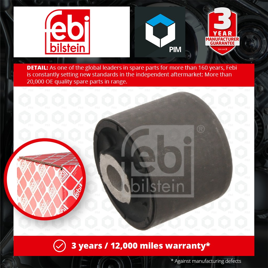 Bush montaggio differenziale adatto per BMW X3 E83 03-07  [cancellato]   [cancellato]  Febi 10% di sconto con codice SCORE10. Min spesa £15. Max £75 di sconto.