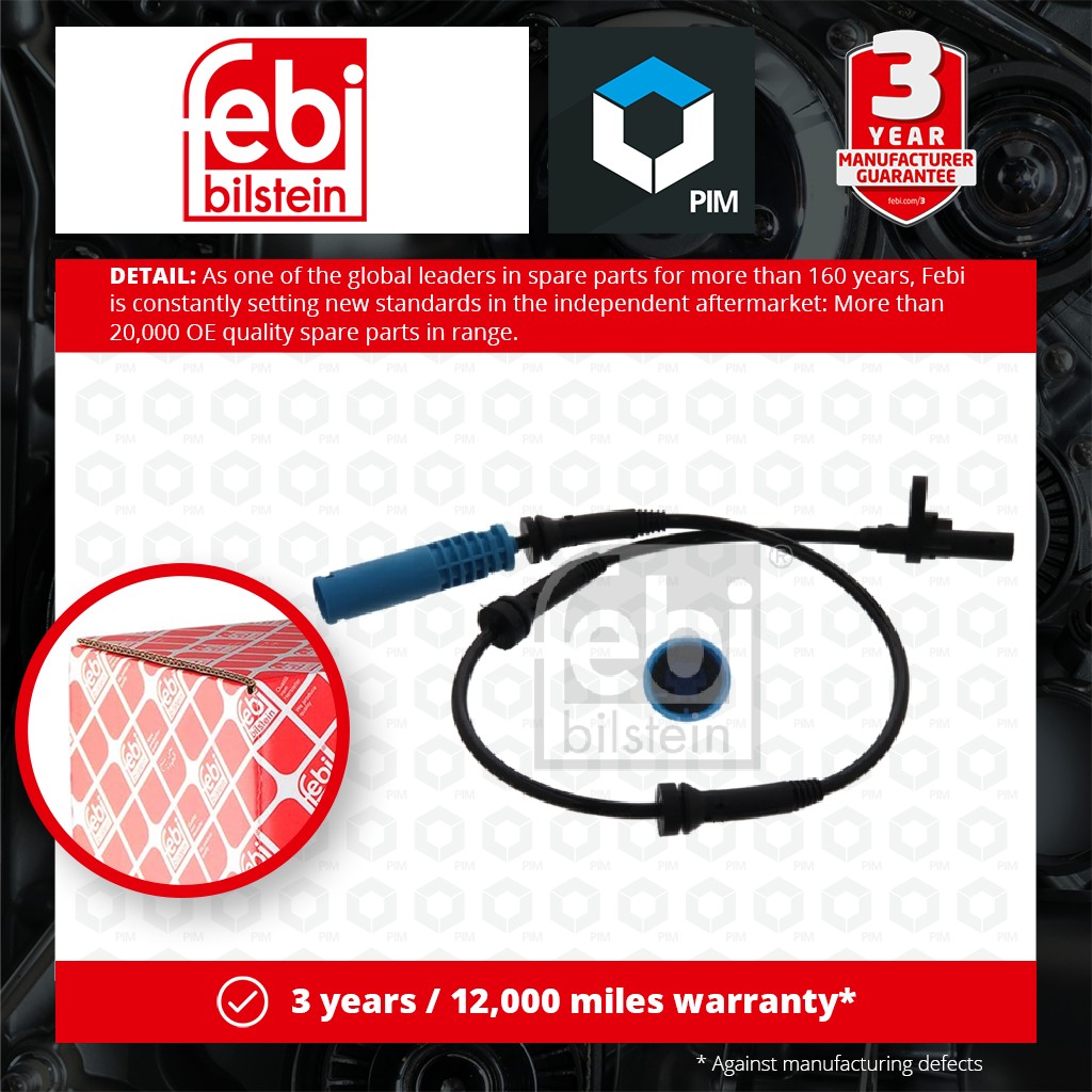 Sensore ABS si adatta a BMW 525D E60, E61 2.5D anteriore sinistro o destro da 04 a 10 velocità ruote Consegna tracciata gratuita. Spedizione del giorno lavorativo successivo nel Regno Unito.