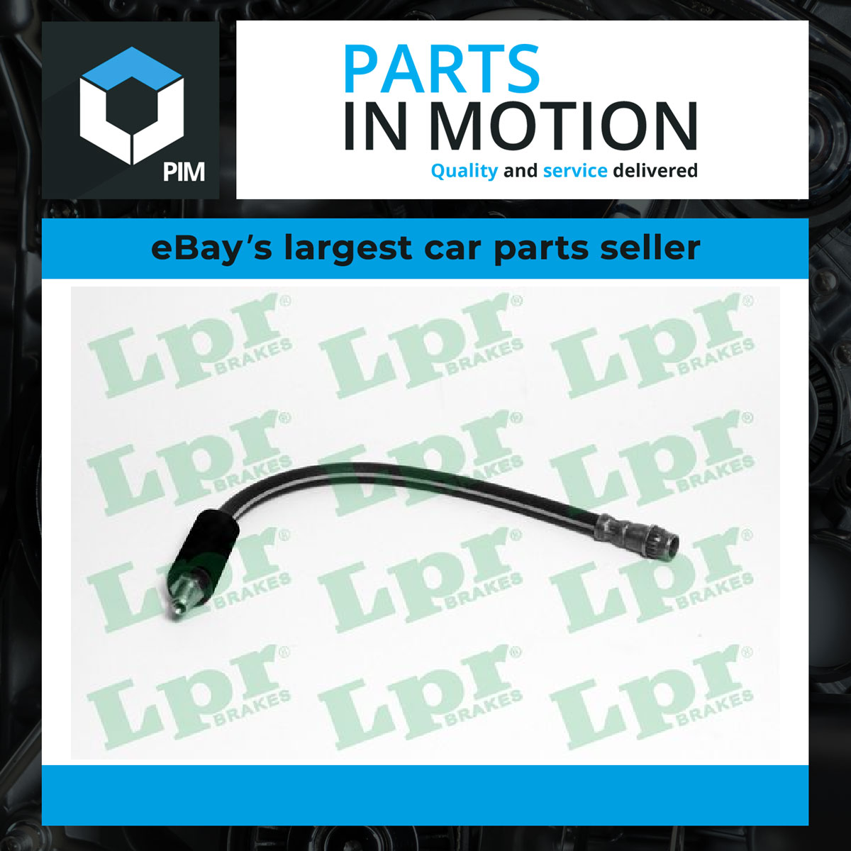 Brake Hose fits RENAULT TRAFIC 2.2 LHD Only 89 to 98 Hydraulic LPR ...