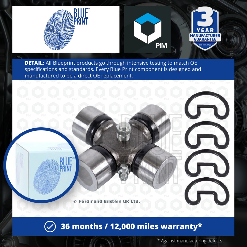 Giunto albero motore adatto per accoppiamento HYUNDAI SANTA FE, MK1 2.0D posteriore 01-06 D4EA UJ 10% di sconto con codice SCORE10. Min spesa £15. Max £75 di sconto.