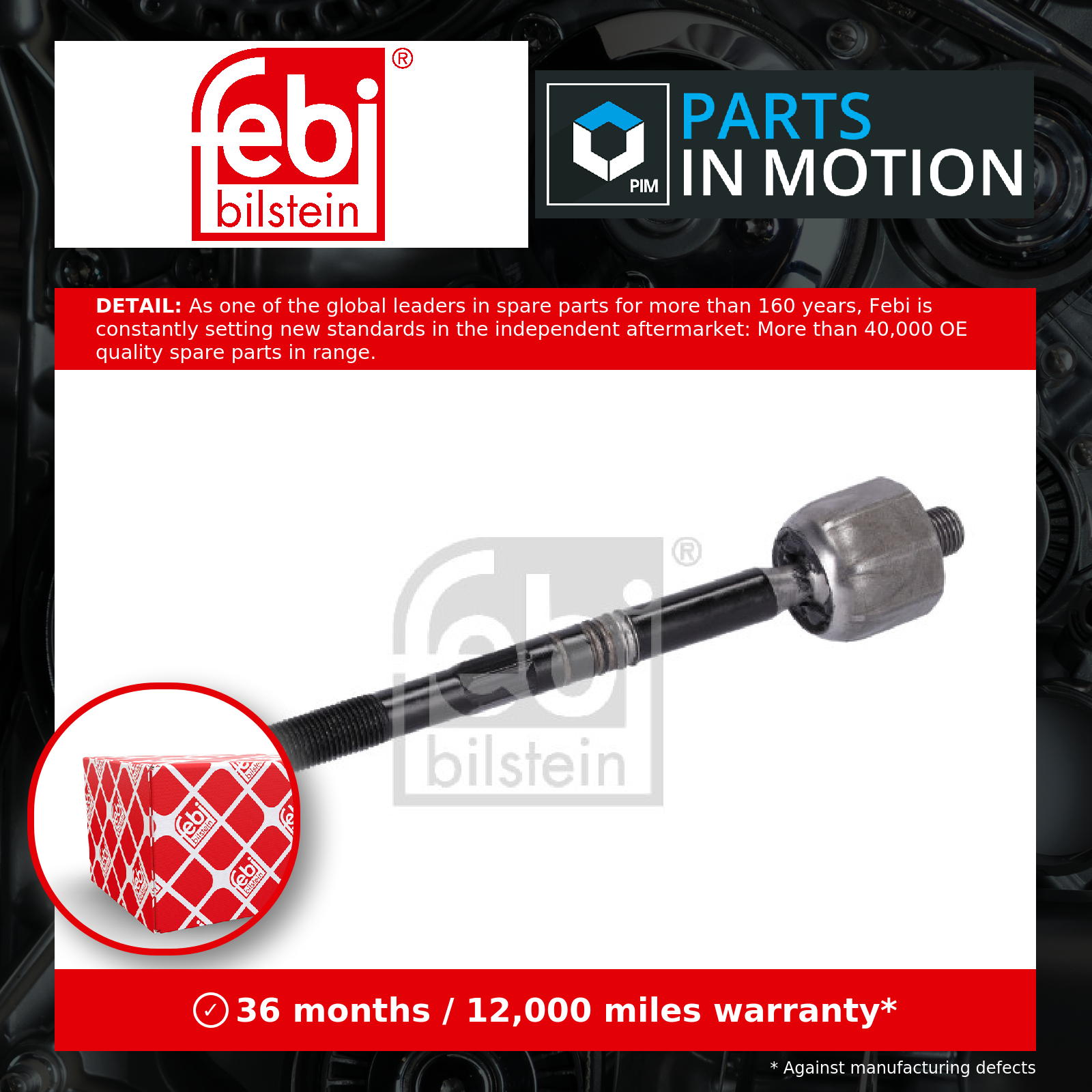 Inner Rack End fits PORSCHE 718 BOXTER 982 2.0 Left or Right 2016 on ...