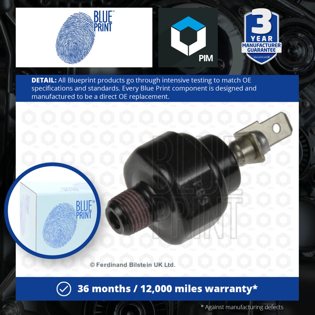 Oil Pressure Switch Fits Chevrolet Spark M300 1.0 10 to 12 LMT ADL ...